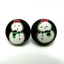 Button Earrings -Cooking MaMa on Luulla